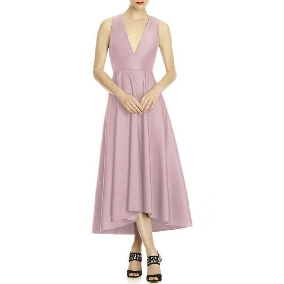 Lela Rose | Dresses | Lela Rose Mikado Evening Gown Dress 4 Suede Rose ...